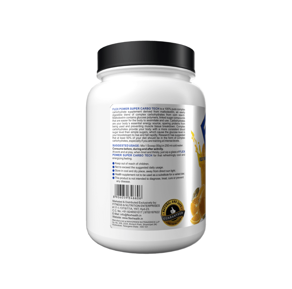 Flex power Super Carbotech 1kgs Orange - Flex Health