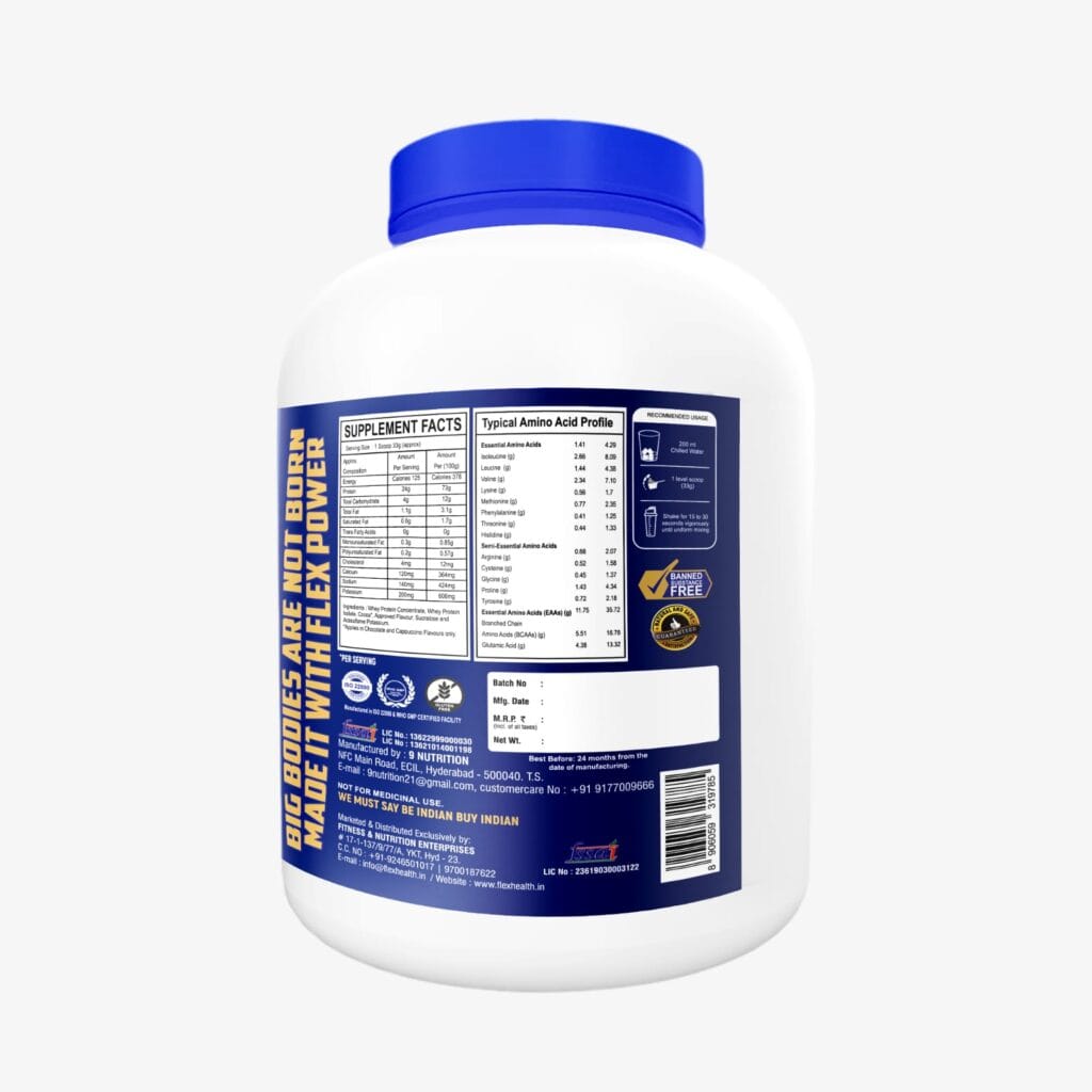SUPER 100%WHEY GOLD 2KG VANILLA BUY 1 GET 1 GYM BAG FREE – Flex Health